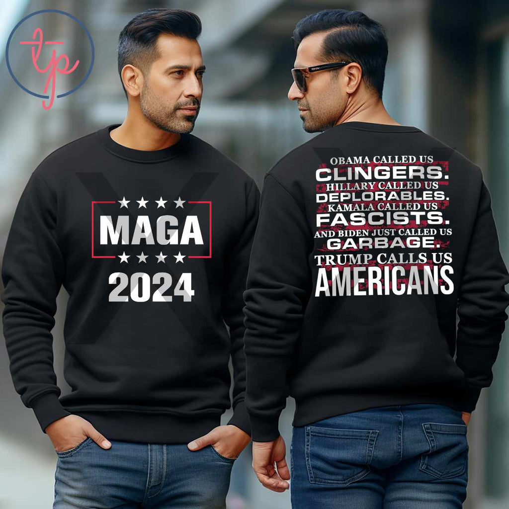 Trump Calls Us Americans Front or Back – Transfers Plus